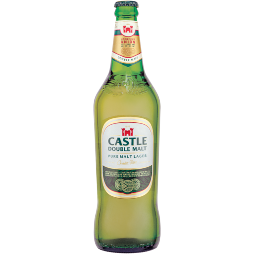 Castle Double Malt Lager Beer Bottle 660ml – H2O Liquor Store